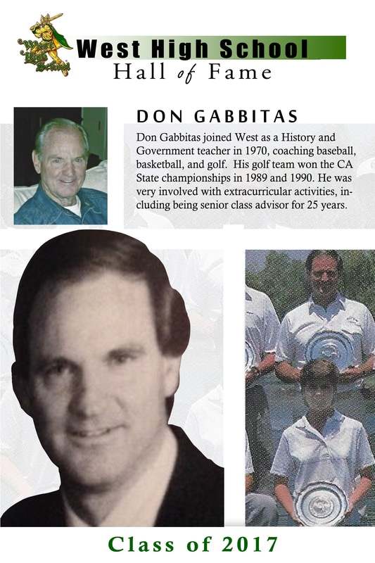 Don Gabbitas - WHS Hall of Fame